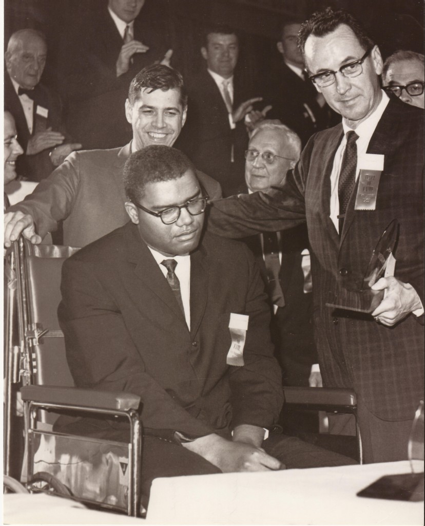 Maurice Stokes and Skip Hughes 1978 - Cambria County Sports Hall of Fame