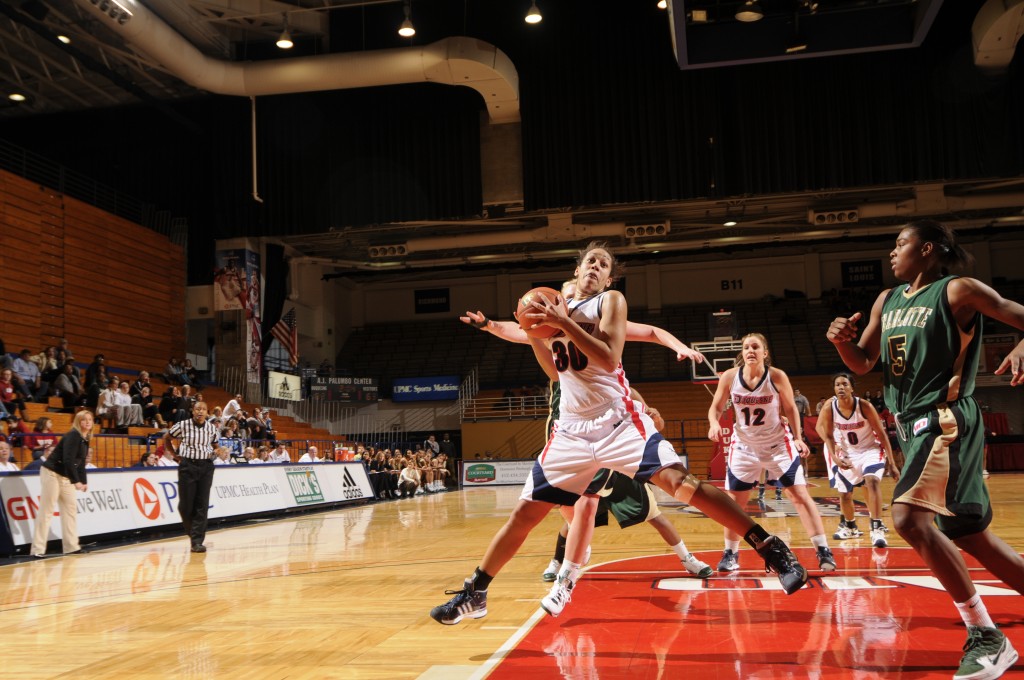 Sam Pollino action rebound in paint - Cambria County Sports Hall of Fame