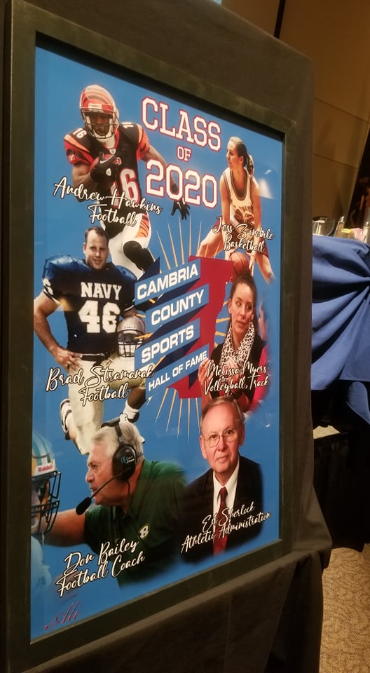 3 Class of 2020 poster - Cambria County Sports Hall of Fame