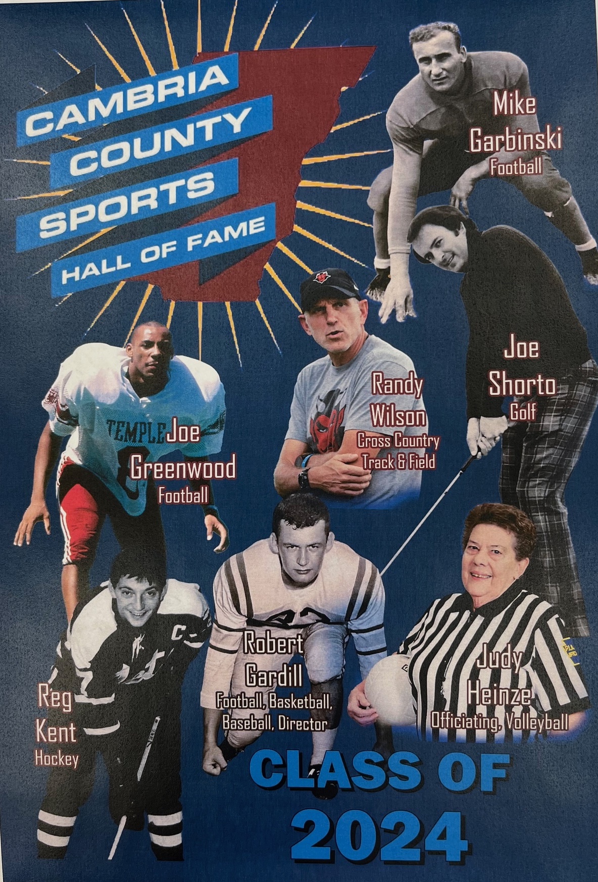 Cambria County Sports Hall of Fame banquet ticket and advertisment ...